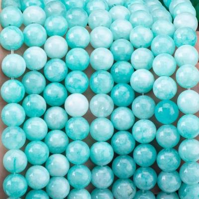 China 8mm Tianhe Stone Crystal Round Bulk Beads for DIY Jewelry Making Earring Necklace for sale