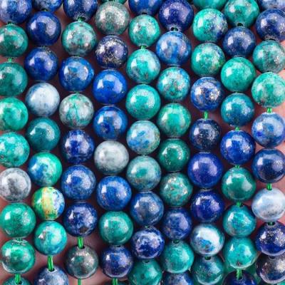 China 8mm Colourful Lapis Lazuli Gemstone Beads 45cm Strand for Jewelry Making DIY for sale