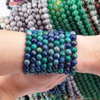 China 8mm Colourful Lapis Lazuli Gemstone Beads 45cm Strand for Jewelry Making DIY for sale