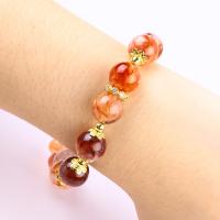 China Handmade Hematite Quartz Sphere Gemstone Bracelet 21cm Adjustable Butterfly Charms for Party for sale