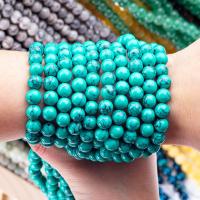 China 8mm Green Turquoise Bulk Beads Strands for Jewelry Making Bracelet Necklace Earring for sale
