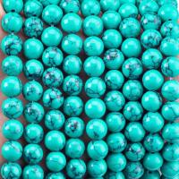 China 8mm Green Turquoise Bulk Beads Strands for Jewelry Making Bracelet Necklace Earring for sale