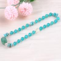 China Handmade Green Cat's Eye Gemstone Bracelet 40cm Adjustable Rock Charms Bracelet for Party Daily Wearing for sale