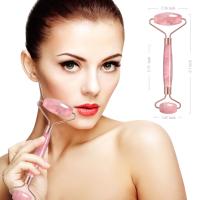 China Natural Rose Quartz Jade Roller for Facial Treatment - 50 Piece MOQ with Custom Packaging Options for sale