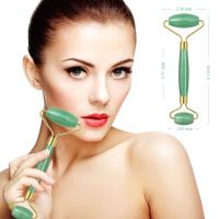 China Natural Green Aventurine Jade Roller for Facial Massage - 100% Crystal Beauty Tool with 50 PCS MOQ for sale