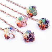 China Green Aventurine Chakra Healing Crystal Necklace 5x4cm Heart Pendant 26g Handmade Stone Jewelry for sale