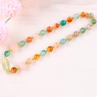 China Handmade Natural Blossoms Agate Stone Bracelet 36cm Adjustable Charms Jewelry for Party Daily Gift for sale