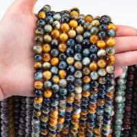 China 8mm Dream Tiger Eye Gemstone Beads 45cm Strand Natural Healing Crystal for Jewelry Making for sale