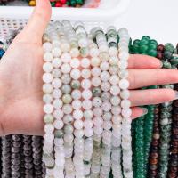 China Natural Tianshan Emerald Green Round Bead Loose Strands 4mm to 12mm for DIY Jewelry Making for sale