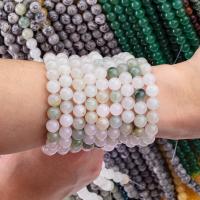 China Natural Tianshan Emerald Green Round Bead Loose Strands 4mm to 12mm for DIY Jewelry Making for sale