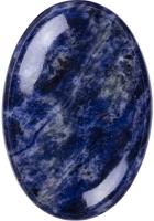 China Natural Polished Sodalite Palm Stone 6x4x2 cm 71g for Stress Relief and Home Decoration for sale