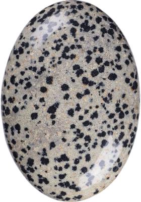 China Natural Polished Dalmatian Jasper Palm Stone 6×4×2 cm for Building Decoration and Retail for sale