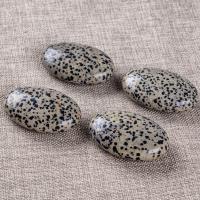 China Natural Polished Dalmatian Jasper Palm Stone 6×4×2 cm for Building Decoration and Retail for sale