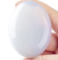 China Natural Opal Palm Stone 6x4x2 cm Polished Worry Stone for Anxiety Relief - 71g Weight Premium Quality for sale