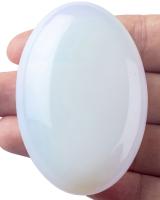 China Natural Opal Palm Stone 6x4x2 cm Polished Worry Stone for Anxiety Relief - 71g Weight Premium Quality for sale