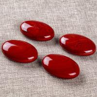 China Natural Red Jasper Palm Stone 6x4x2cm 71g Polished Worry Stone for Anxiety Relief and Home Decor for sale