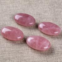 China Natural Rose Quartz Palm Stone 6×4×2 cm 71g Polished Worry Stone for Anxiety Relief and Home Decor for sale