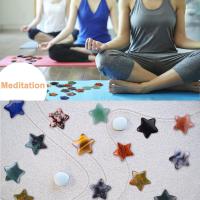 China Natural Crystal Star Stone 20mm Healing Gemstone for DIY Jewelry Making Bulk Wholesale for sale
