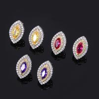 China Marquise Shape 925 Sterling Silver Zircon Earrings - Customizable Bridal Jewelry with 1 Piece MOQ for sale