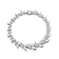 China 18K Gold Wheat Ear Moissanite Tennis Bracelet - Customizable Size 1 Piece MOQ for Engagement Jewelry for sale