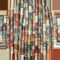 China Gems Bead Varoius Gemstone Type Bamboo Joints Bead Different Bead Size Loose Bead Strands for sale