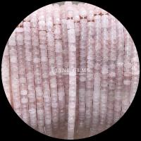 China Natural Gemstone Rondelle Beads 2x4mm Drum Shape Loose Strands for Jewelry Making for sale