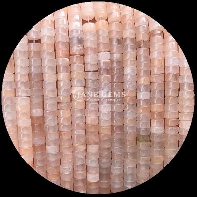 China Natural Crystal Gemstone Rondelle Beads Drum Shape 2x4mm Loose Bead Strands for Jewelry Making for sale