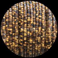 China Natural Crystal Gemstone Rondelle Beads Drum Shape 2x4mm Loose Bead Strands for Jewelry Making for sale