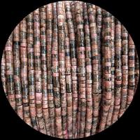China Natural Gemstone Rondelle Beads Drum Shape 2x4mm Loose Bead Strands for Jewelry Making Healing Energy for sale