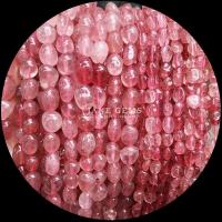 China Natural Crystal Gemstone Irregular Shape Loose Bead Strands 6x8mm 8x10mm Rose Quartz Amethyst Clear Quartz for sale