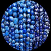 China Natural Lapis Lazuli Irregular Shape Loose Bead Strands 6x8mm 8x10mm for Jewelry Making for sale