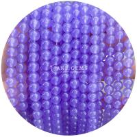 China Wholesale Round Natural Stone Beads 8mm Aquamarine Loose Gemstone Beads for DIY Jewelry Making for sale