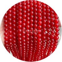 China Wholesale Round Natural Stone Beads 8mm Aquamarine Loose Gemstone Beads for DIY Jewelry Making for sale