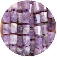 China Wholesale Natural Crystal Gemstone Cylinder Beads 4mm to 12mm Loose Beads for DIY Jewelry Making for sale