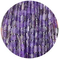 China Wholesale Natural Crystal Gemstone Cylinder Beads 4mm to 12mm Loose Beads for DIY Jewelry Making for sale