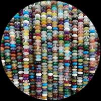 China Natural Crystal Gemstone Rondelle Abacus Shape 4x2mm Loose Bead Strands for Jewelry Making for sale