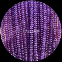 China Natural Gemstone Rondelle Abacus Shape Loose Bead Strands 4x2mm Custom Size for Jewelry Making for sale
