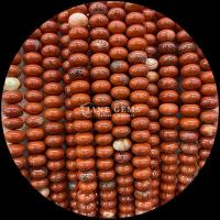 China Natural Gemstone Rondelle Abacus Shape Beads 4x8mm Golden Silk Opalite Loose Strands for Jewelry Making for sale