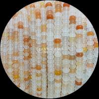 China Natural Gemstone Rondelle Abacus Shape Beads 4x8mm Golden Silk Opalite Loose Strands for Jewelry Making for sale