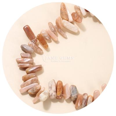 China Natural Gemstone Irregular Tooth Shape Beads 15-23mm Loose Strands for DIY Jewelry Making for sale