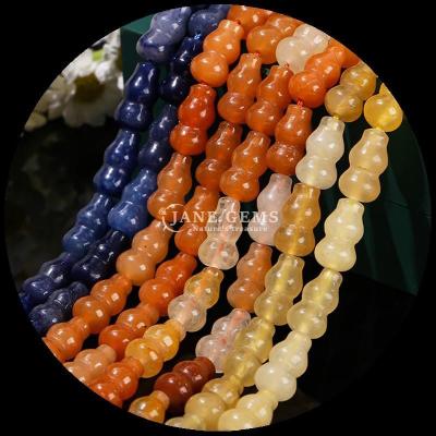 China Natural Crystal Gemstone Gourd Shape Beads 10 Strands Loose Beads for DIY Jewelry Making for sale