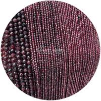 China Natural Crystal Gemstone Faceted Round Beads 2-4mm Loose Strands for DIY Jewelry Making for sale