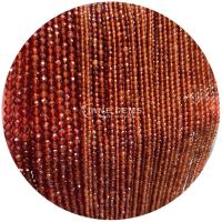 China Natural Crystal Gemstone Faceted Round Beads 2-4mm Loose Strands for DIY Jewelry Making for sale