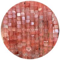 China Wholesale Natural Crystal Gemstone Cube Beads 4mm to 12mm Loose Stone Spacers for Jewelry Making for sale