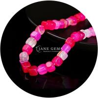 China Wholesale Natural Crystal Gemstone Square Agate Beads 4mm to 12mm Cube Loose Turquoise Beads for Jewelry Making for sale