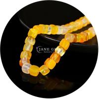China Wholesale Natural Crystal Gemstone Square Agate Beads 4mm to 12mm Cube Loose Turquoise Beads for Jewelry Making for sale