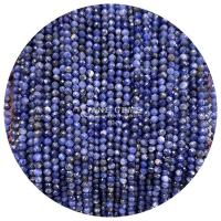 China Natural Crystal Gemstone Faceted Round Beads 2-4mm Loose Strands for Jewelry Making for sale