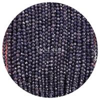 China Natural Crystal Gemstone Faceted Round Beads 2-4mm Loose Strands for Jewelry Making Bracelets for sale