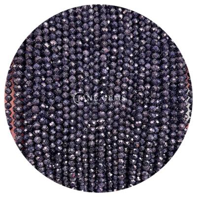 China Natural Crystal Gemstone Faceted Round Beads 2-4mm Loose Strands for Jewelry Making Bracelets for sale