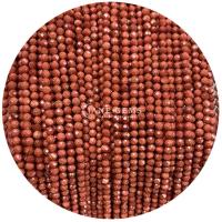 China Natural Crystal Gemstone Faceted Round Beads 2-4mm Loose Strands for Jewelry Making Bracelets for sale